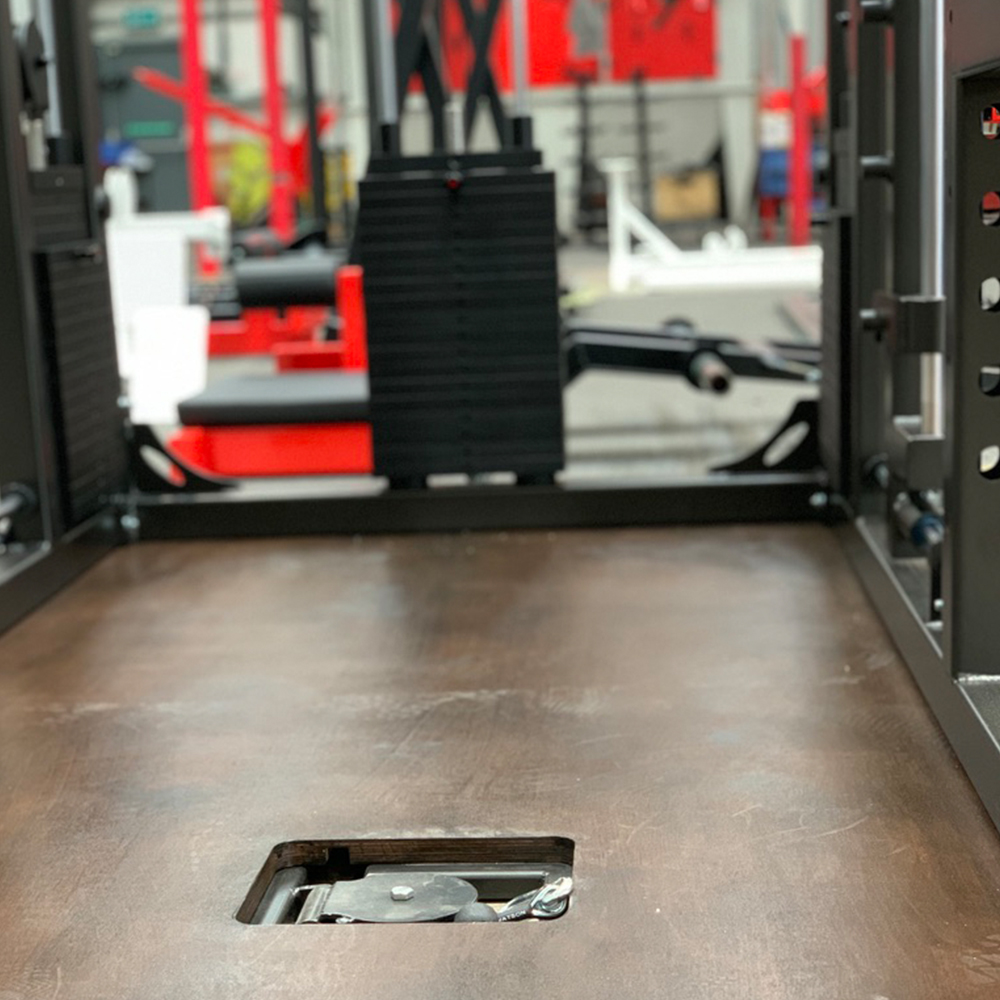 Power Gym with Floor Pulley Platform